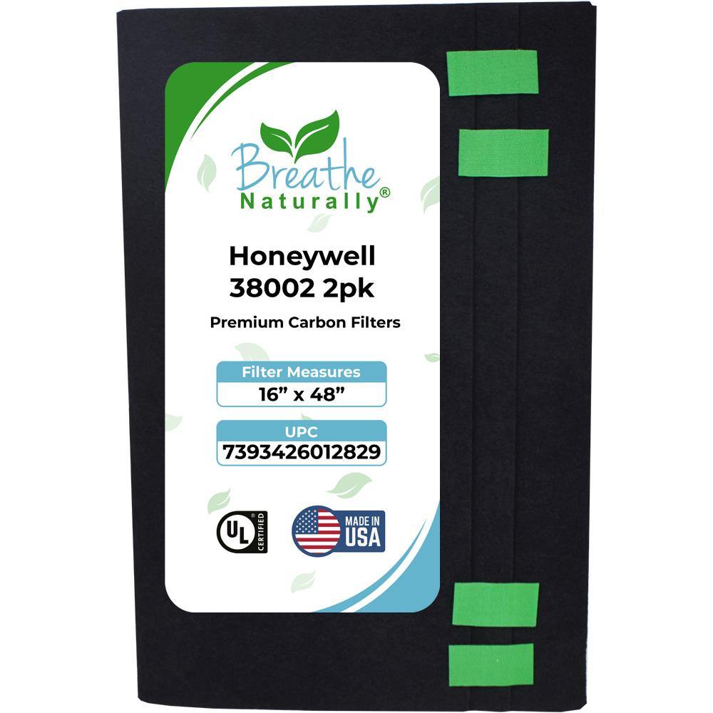Honeywell 38002 Replacement Carbon Pre Filter 16 x 48 2 Filters
