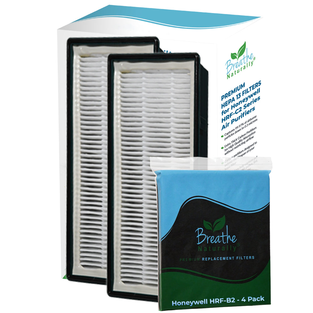 Honeywell HRF-C1 / HHT-011 Replacement HEPA + Carbon Filter Bundle