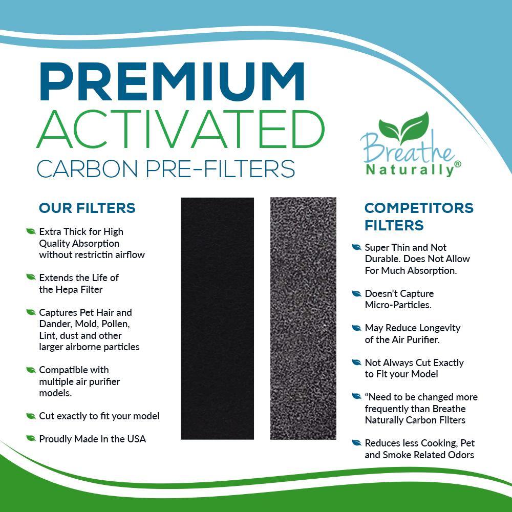 Universal Cut to Fit Replacement Carbon Pre-Filters - 10" x 48"