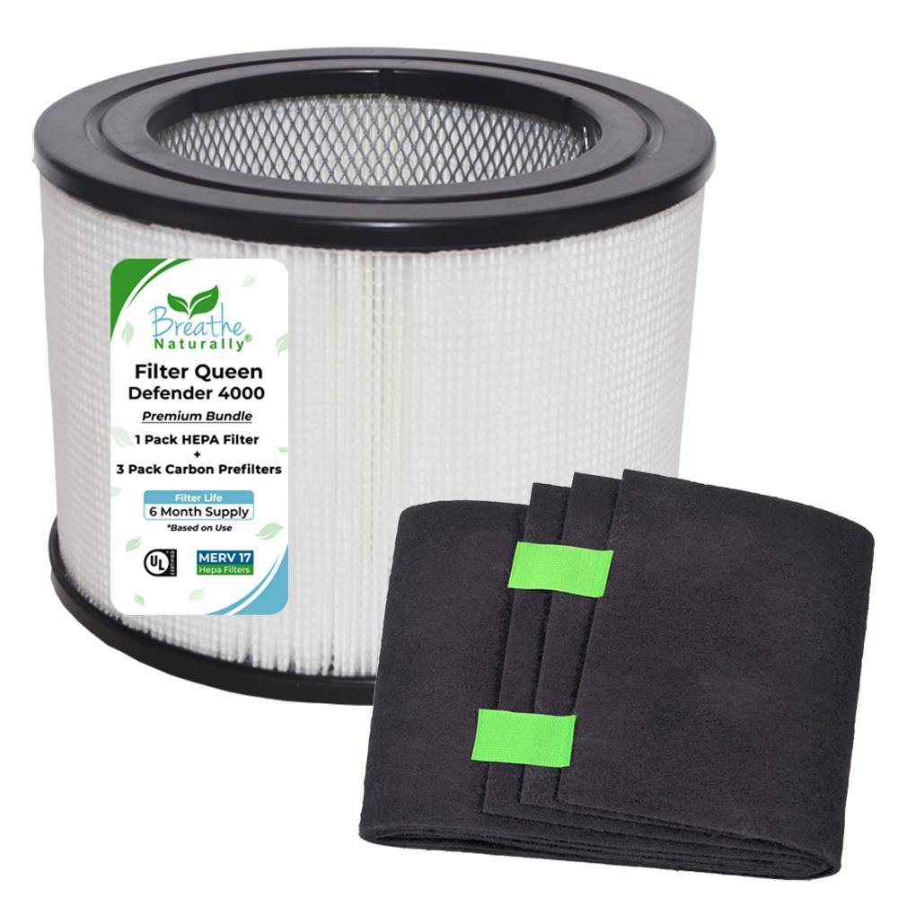 Filter Queen Defender 4000 Series Replacement HEPA + Carbon Pre-Filter